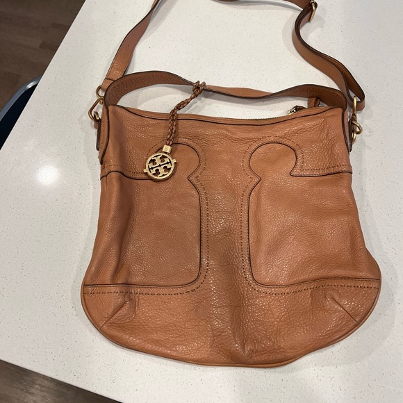 Tory Burch | Bags | Tory Burch Supple Leather Cognac Crossbody | Poshmark